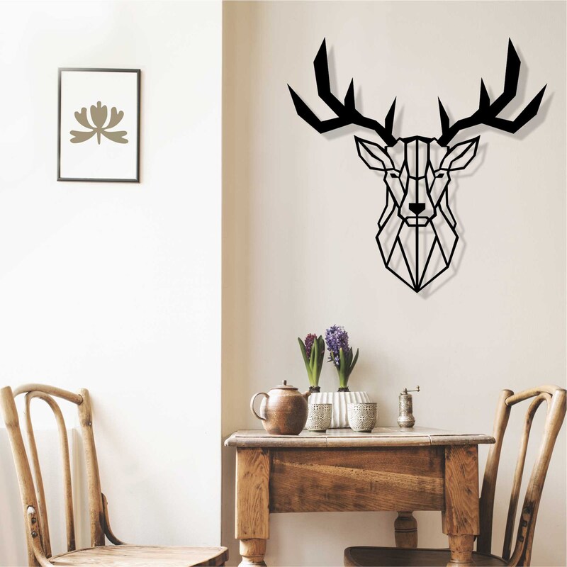 Deer Head Wall Art - Etsy