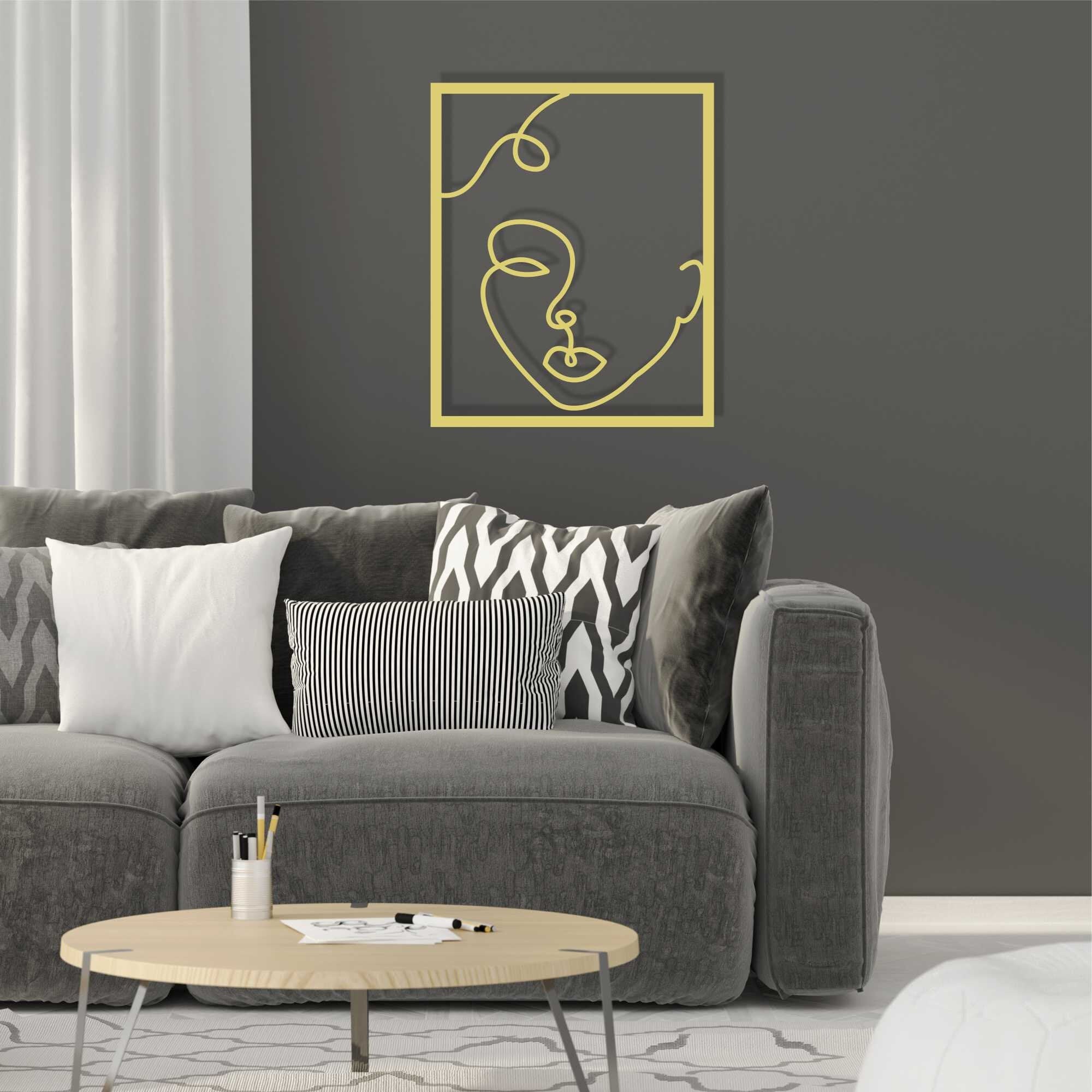 Female Face,laser Cut File,female Line Art,cnc Route File,female Face ...