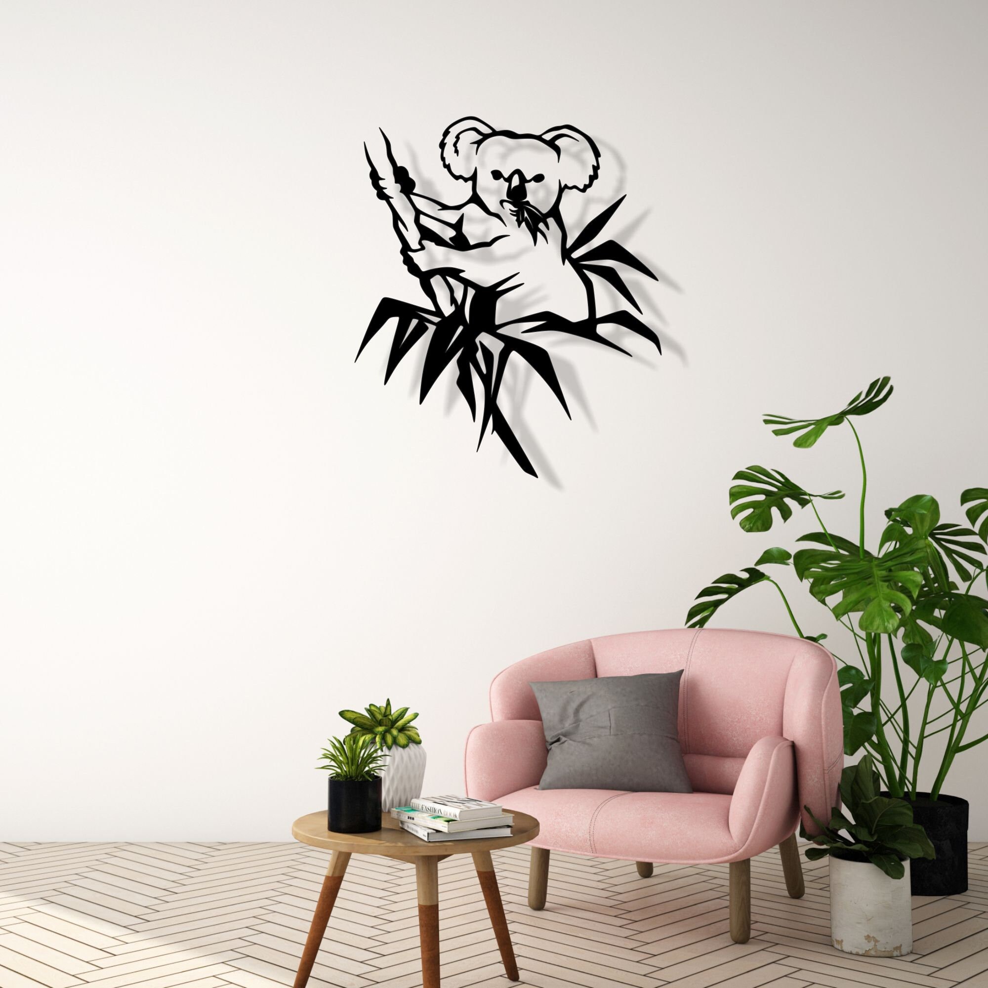 Koala,laser Cut File,cnc Route File,wall Art Panel,dxf File,svg,file ...