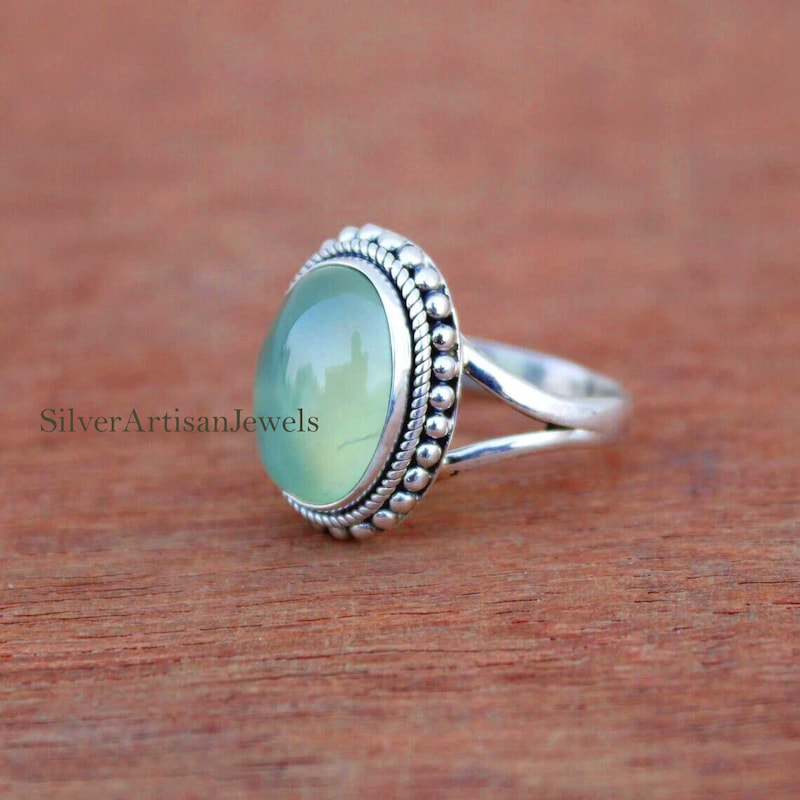 Chalcedony Ring - Etsy