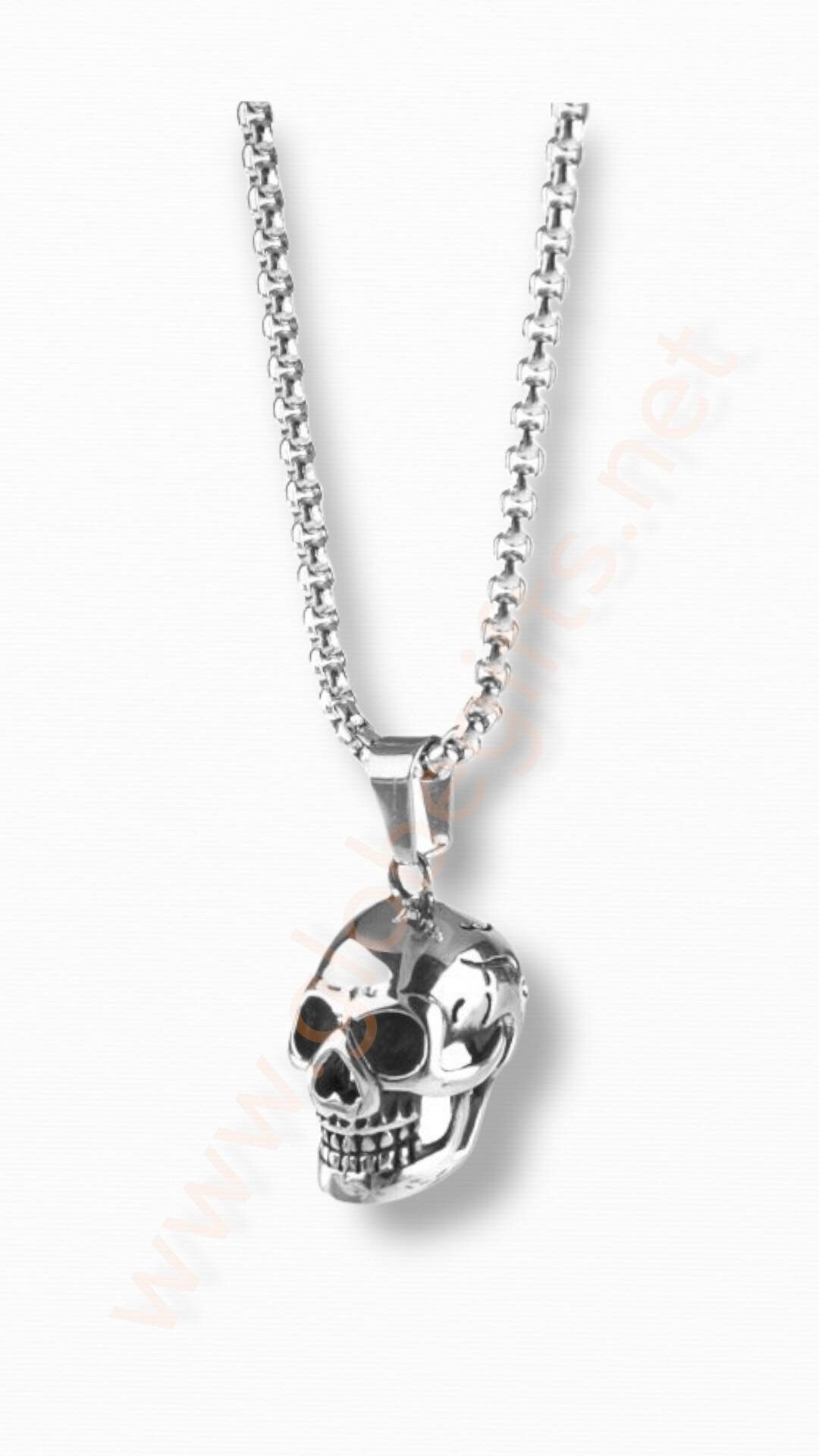 Polished Skull Pendant - Etsy