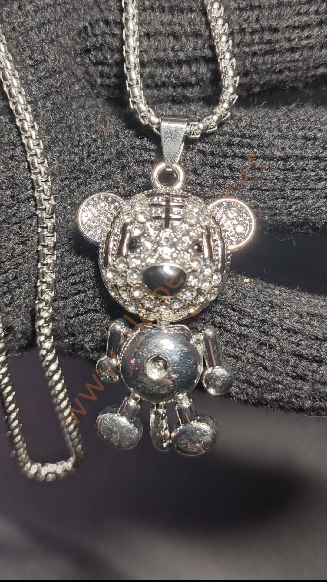 Iced Out Tiger Cub With Chain. - Etsy