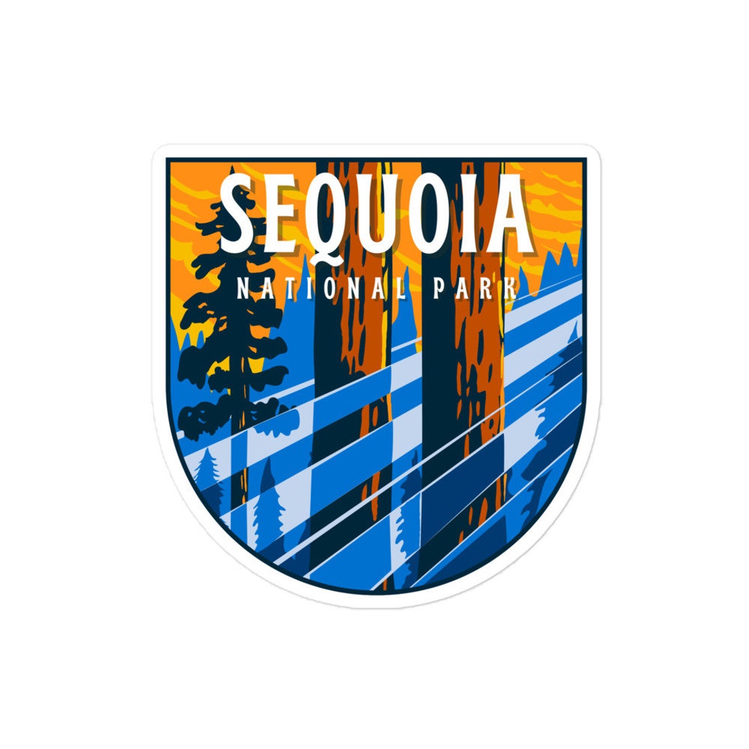 SEQUOIA NATIONAL PARK Sticker, Sequoia National Park Decal, Waterproof ...
