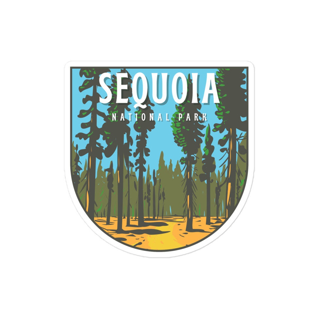 SEQUOIA NATIONAL PARK Sticker Sequoia National Park Decal - Etsy