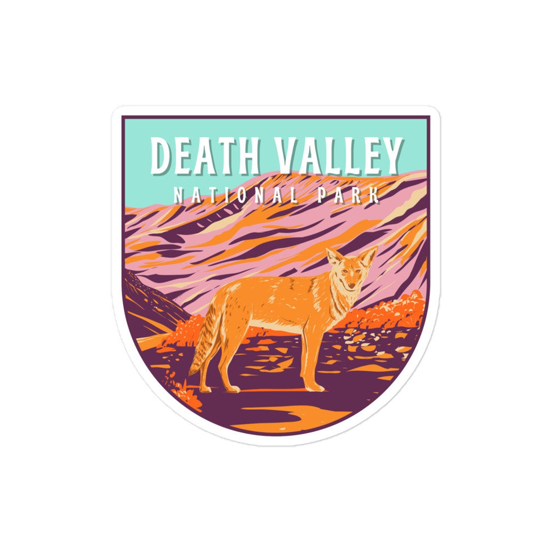 DEATH VALLEY National Park Sticker, Death Valley National Park Decal ...