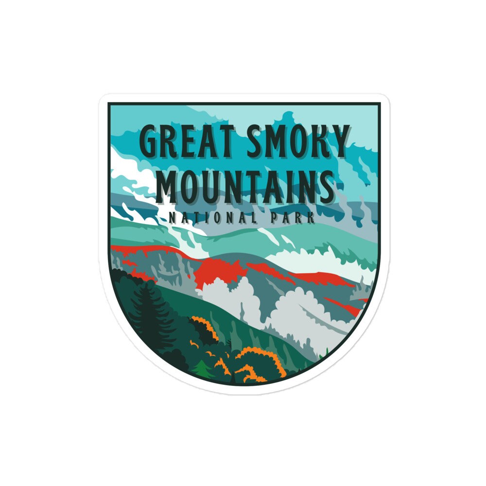 GREAT SMOKY MOUNTAINS National Park Sticker National Park - Etsy