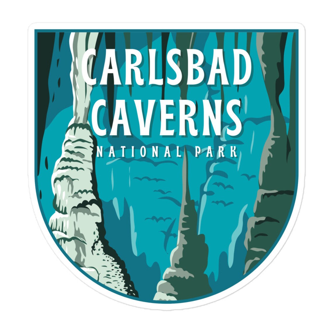 CARLSBAD CAVERNS National Park Sticker National Park Decal - Etsy