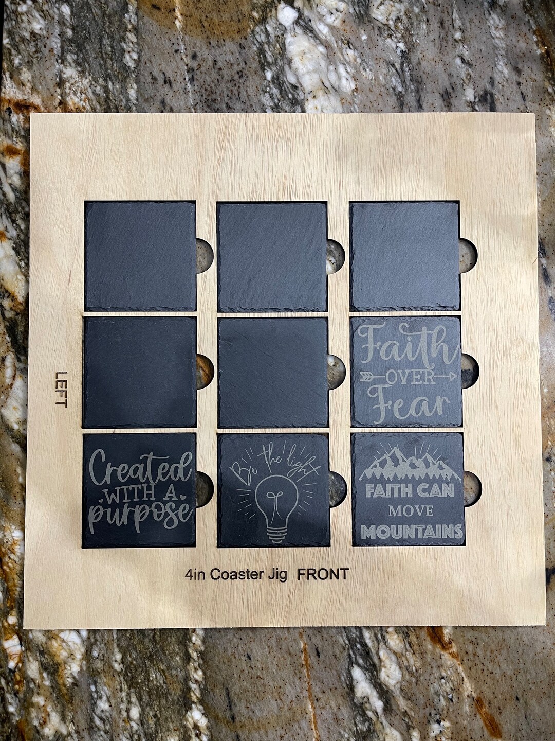 4in Square Coaster Jig - Etsy