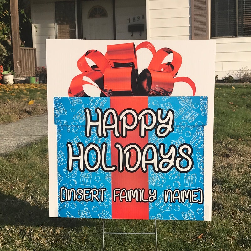 Happy Holiday Signs - Etsy