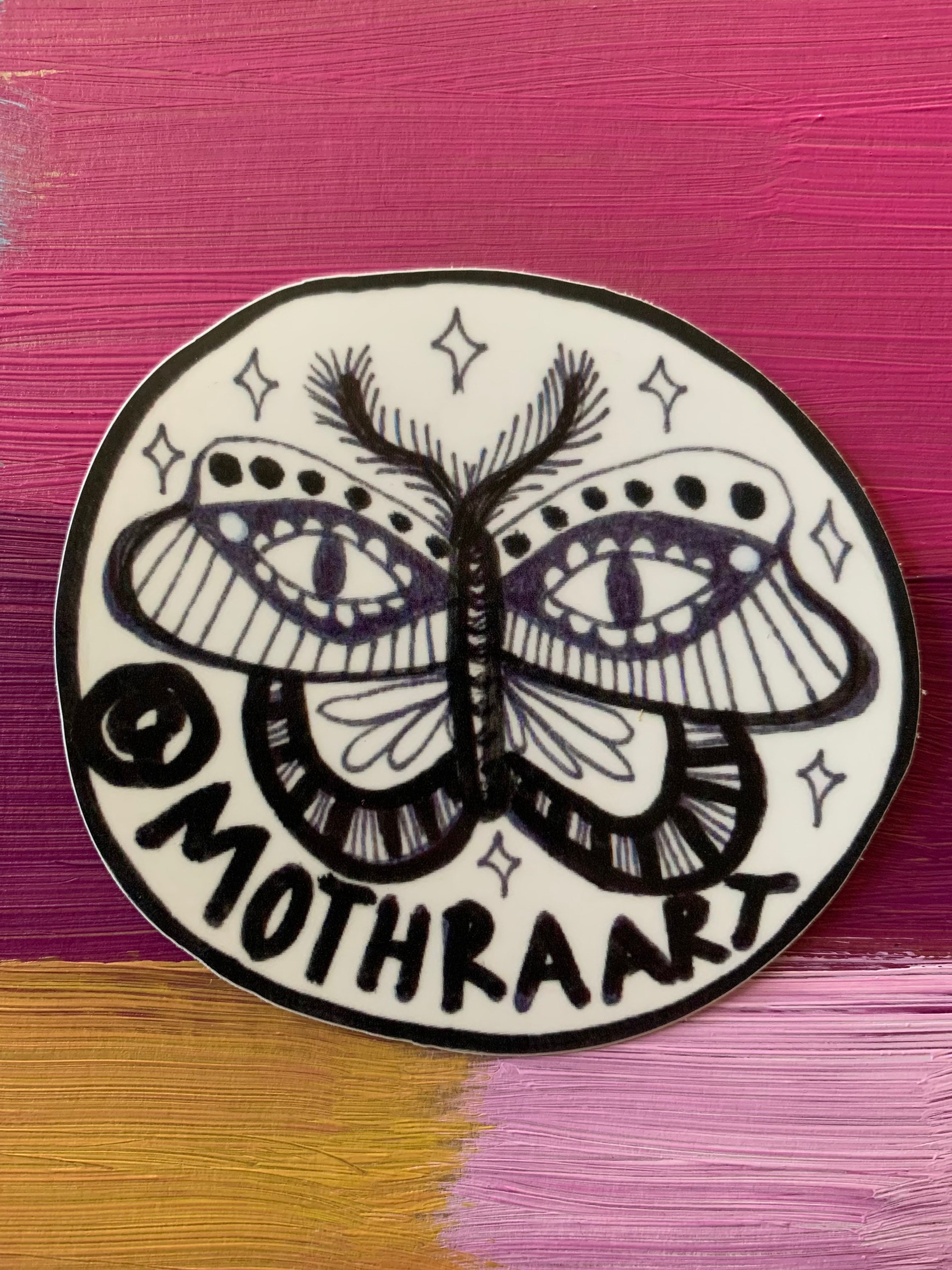 Mothra Art Sticker | Etsy