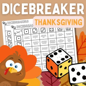 Dicebreaker THANKSGIVING! Thanksgiving Icebreaker Questions ...