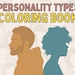 Myers-briggs PDF Coloring Book | 2-coloring Pages for Each Personality ...