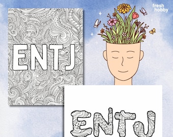 ENTP Personality Type Coloring Pages | 2 Coloring Pages for Your Myers ...