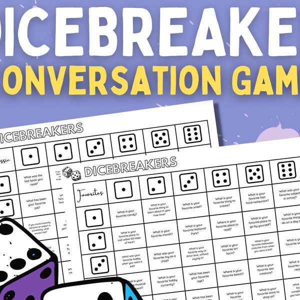 Dicebreaker HALLOWEEN Halloween Icebreaker Questions Game Halloween ...