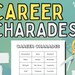 CAREER CHARADES | 50+ Career Slips | Icebreaker Acting Game for Career ...