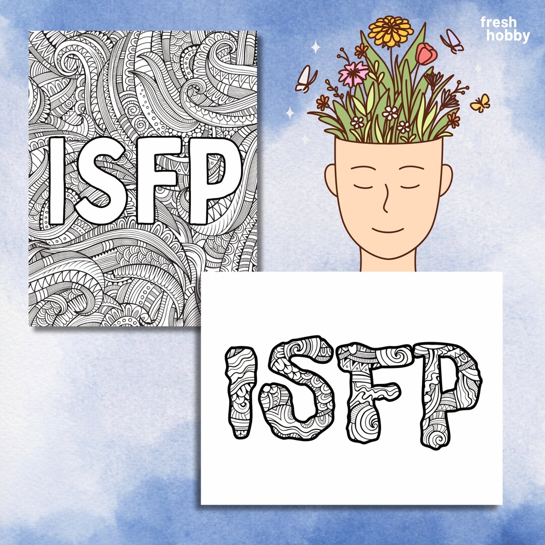 ISFP Personality Type Coloring Pages | 2 Coloring Pages for Your Myers ...