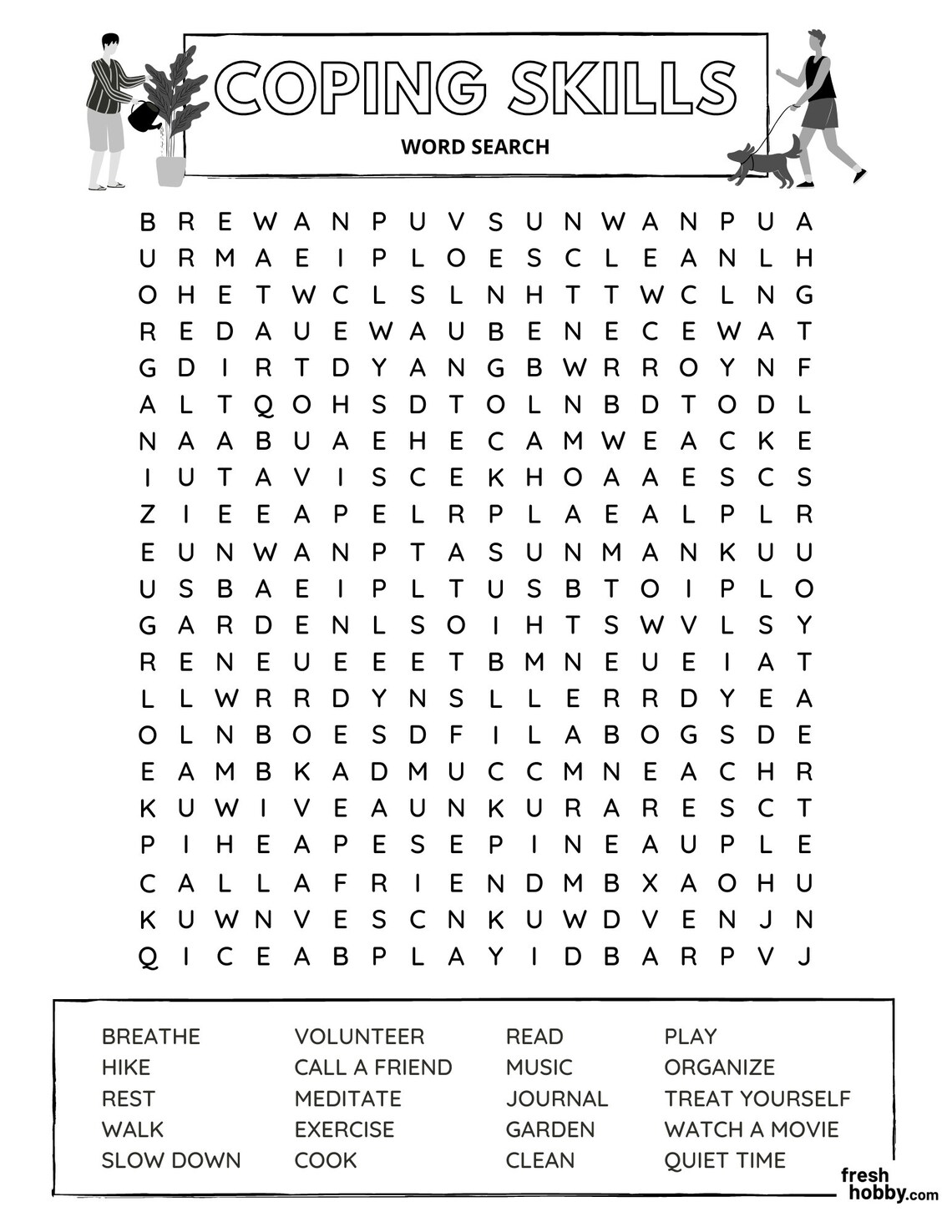 THERAPY Word Search Book | 35 Word Search Puzzles for Counselors ...