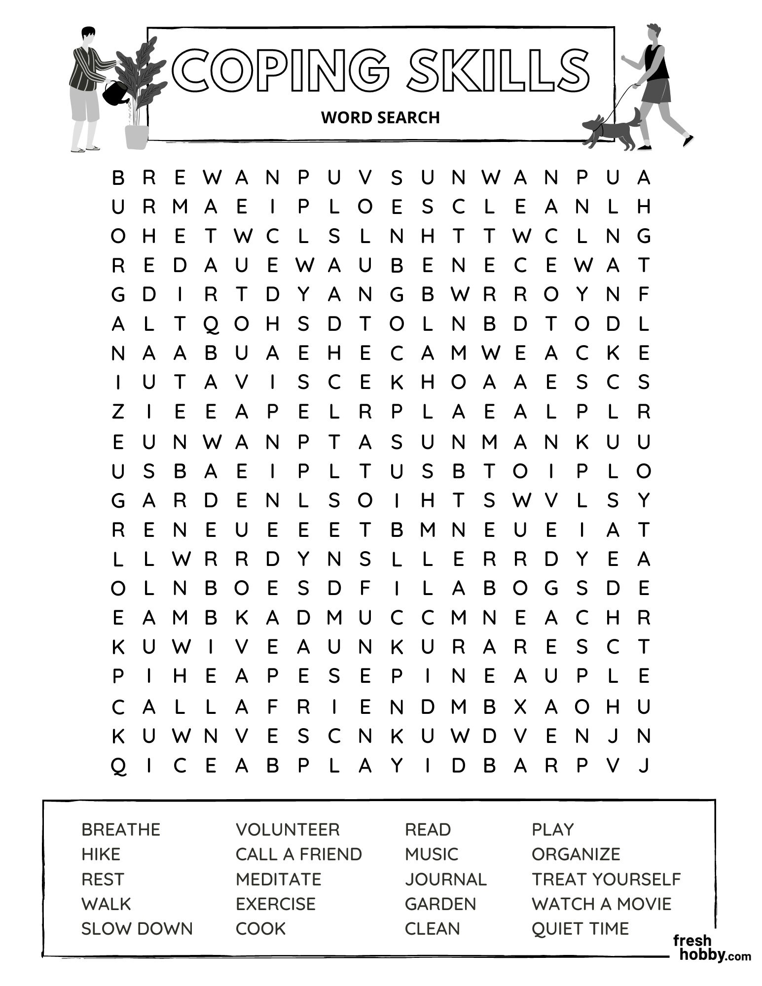 THERAPY Word Search Book | 35 Word Search Puzzles for Counselors ...