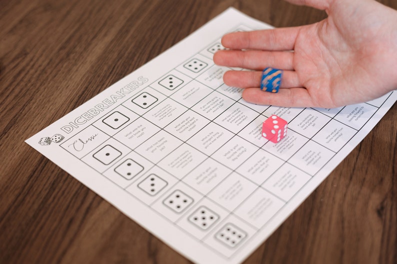 Dicebreaker – Printable Icebreaker Conversation Game for All Ages - Etsy