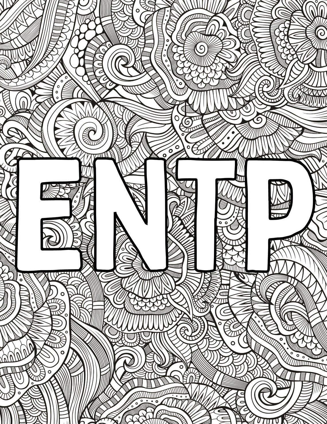 ENTP Personality Type Coloring Pages | 2 Coloring Pages for Your Myers ...