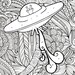 AWKWARD ALIENS Coloring Book | 30+ Pages of Alien Coloring Pages - Etsy