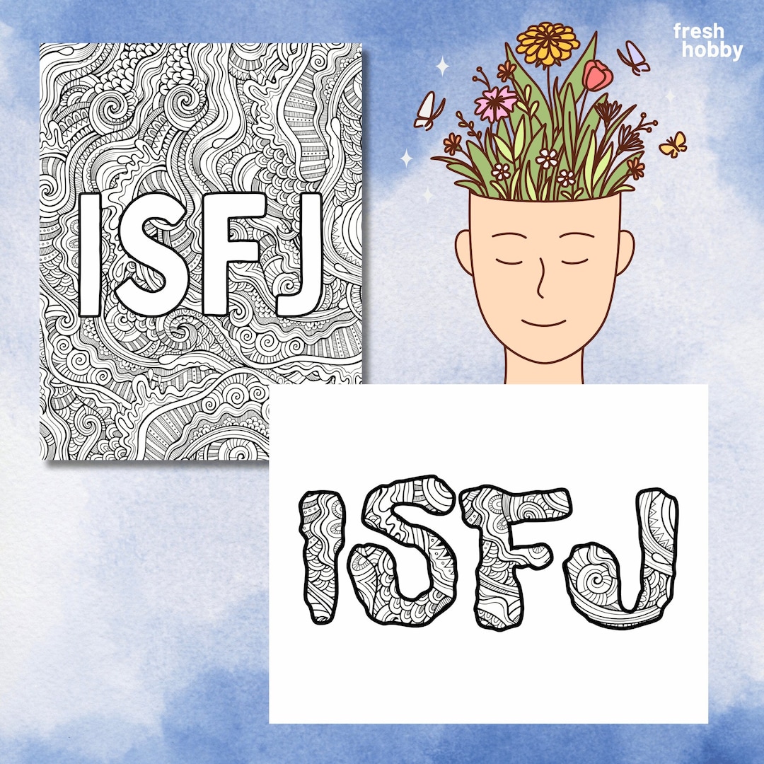 ISFJ Personality Type Coloring Pages | 2 Coloring Pages for Your Myers ...