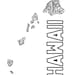 HAWAII Coloring Pages (state Name & Floral Mandala Coloring Sheet) 2 ...