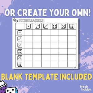 Dicebreaker – Printable Icebreaker Conversation Game for All Ages - Etsy