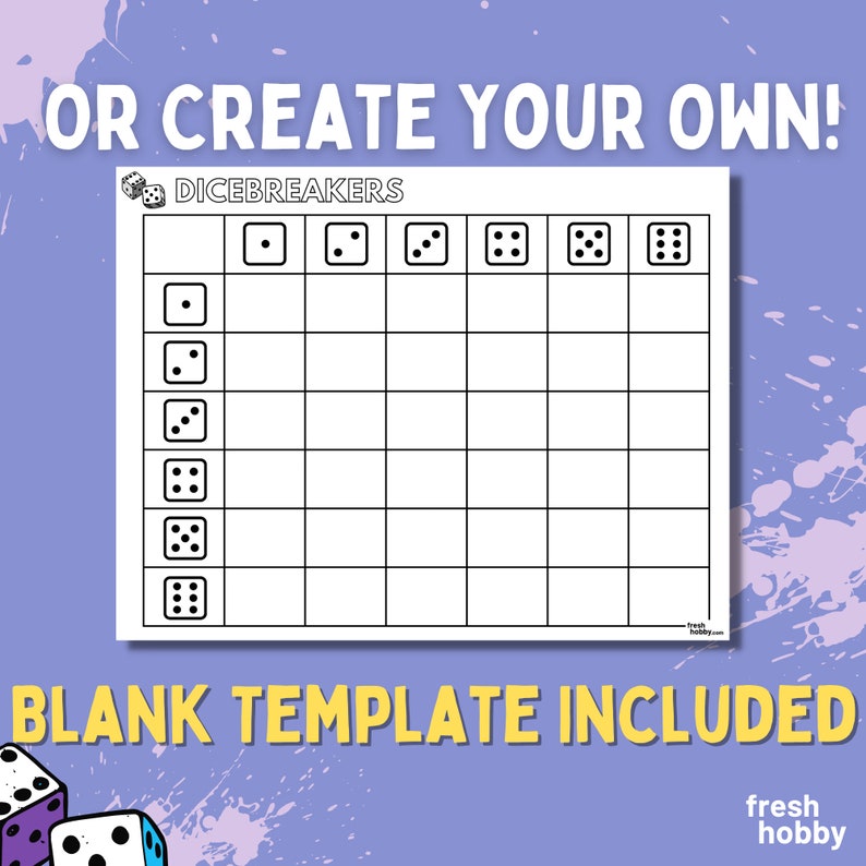 DICEBREAKER - Simple Icebreaker Conversation Game for All Ages (hours ...