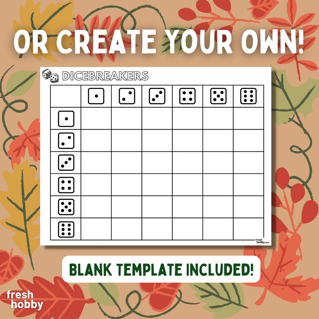 Dicebreaker THANKSGIVING! Thanksgiving Icebreaker Questions ...