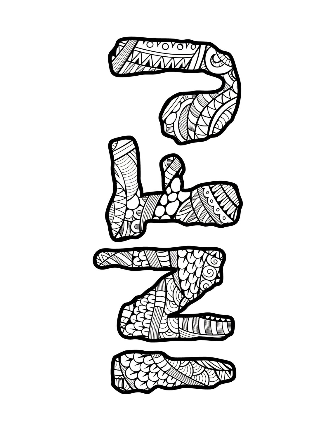 INFJ Personality Type Coloring Pages | 2 Coloring Pages for Your Myers ...