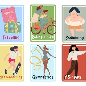 Hobby Matching & Memory Game - Etsy