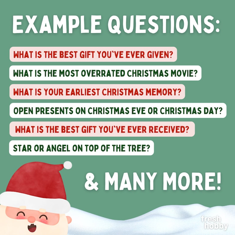 Dicebreaker CHRISTMAS! Holiday & Christmas Icebreaker Questions ...