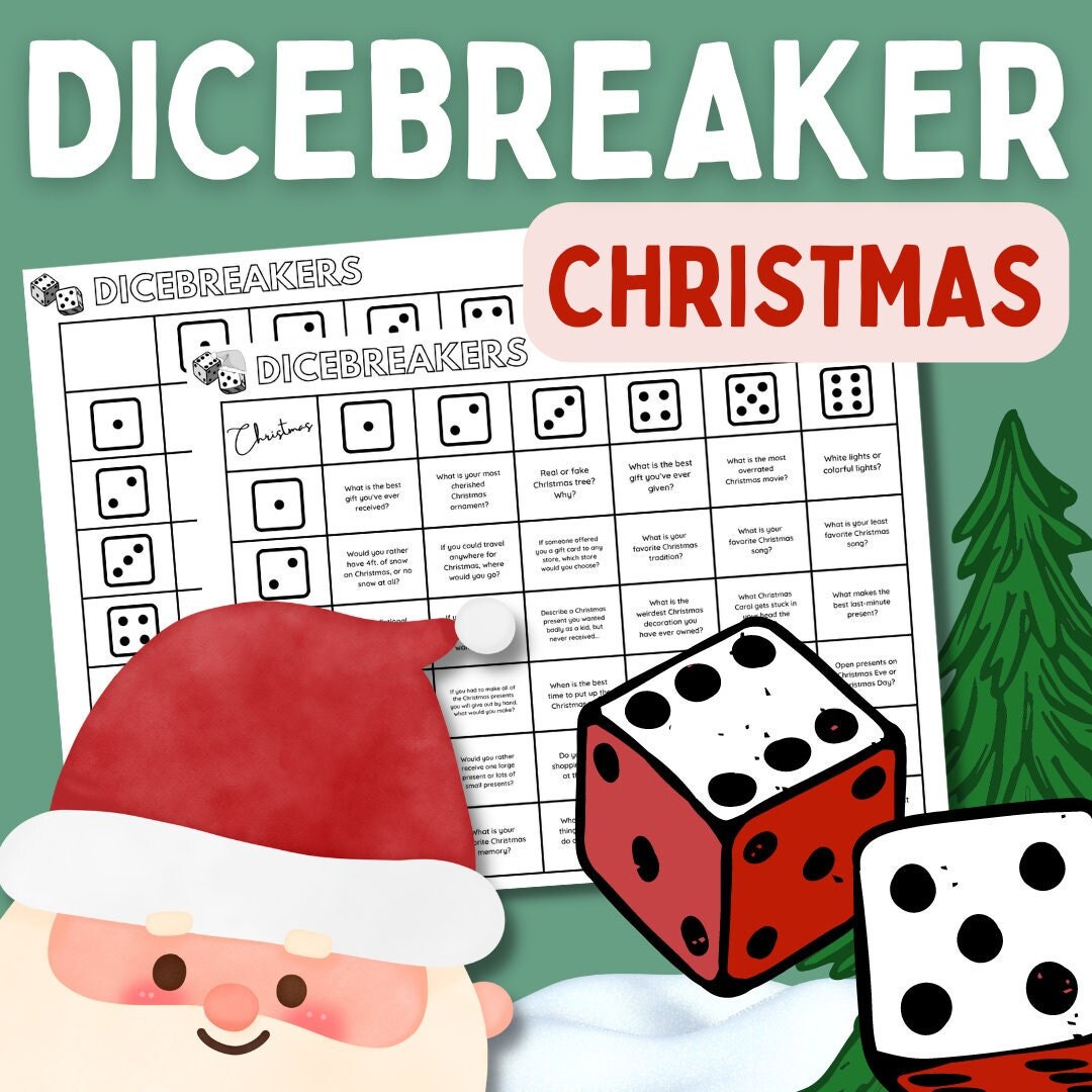 Dicebreaker CHRISTMAS! Holiday & Christmas Icebreaker Questions ...