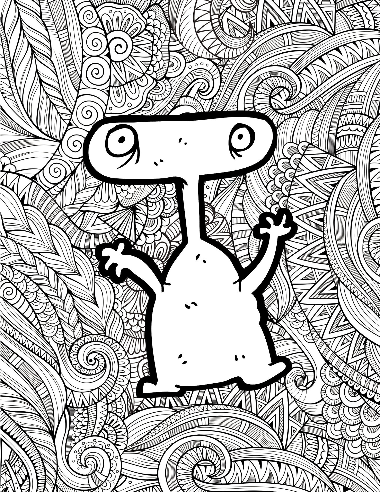 AWKWARD ALIENS Coloring Book | 30+ Pages of Alien Coloring Pages - Etsy