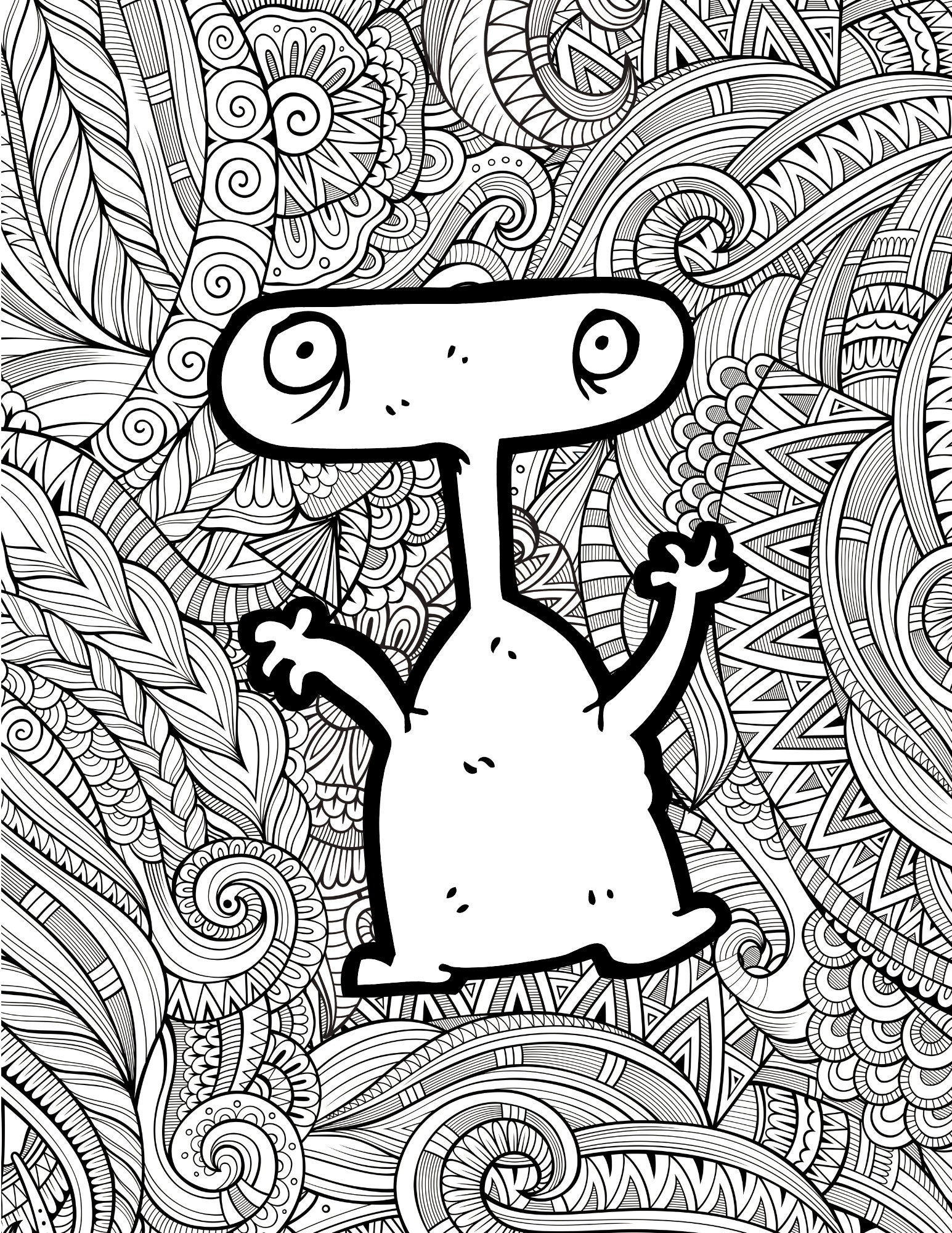AWKWARD ALIENS Coloring Book | 30+ Pages of Alien Coloring Pages - Etsy