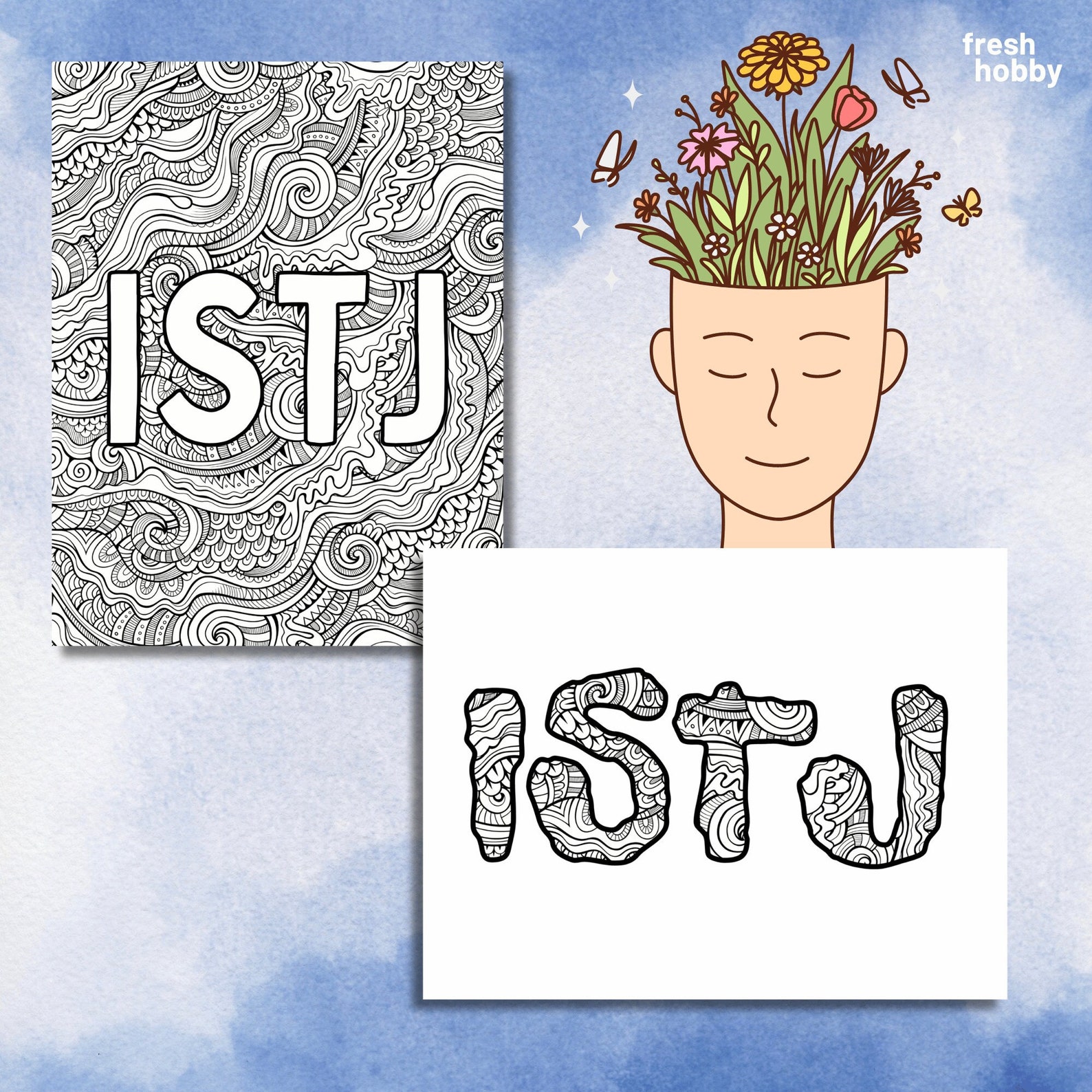ISTJ Personality Type Coloring Pages | 2 Coloring Pages for Your Myers ...