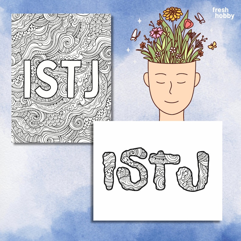 ISTJ Personality Type Coloring Pages | 2 Coloring Pages for Your Myers ...
