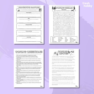 COPING SKILLS Worksheets | 20+ Worksheets for Exploring Coping Skills ...