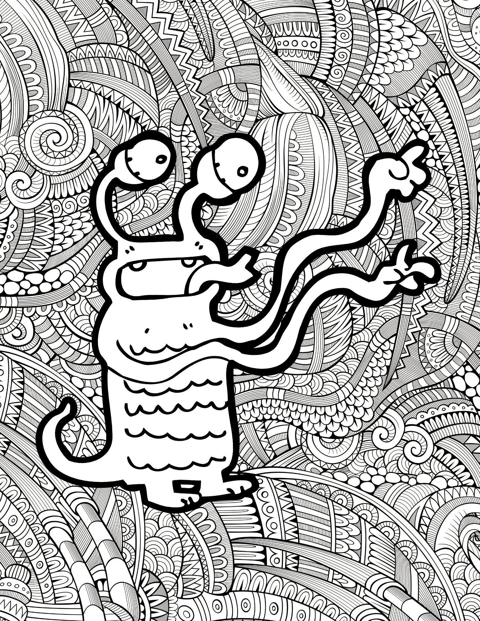 AWKWARD ALIENS Coloring Book | 30+ Pages of Alien Coloring Pages - Etsy