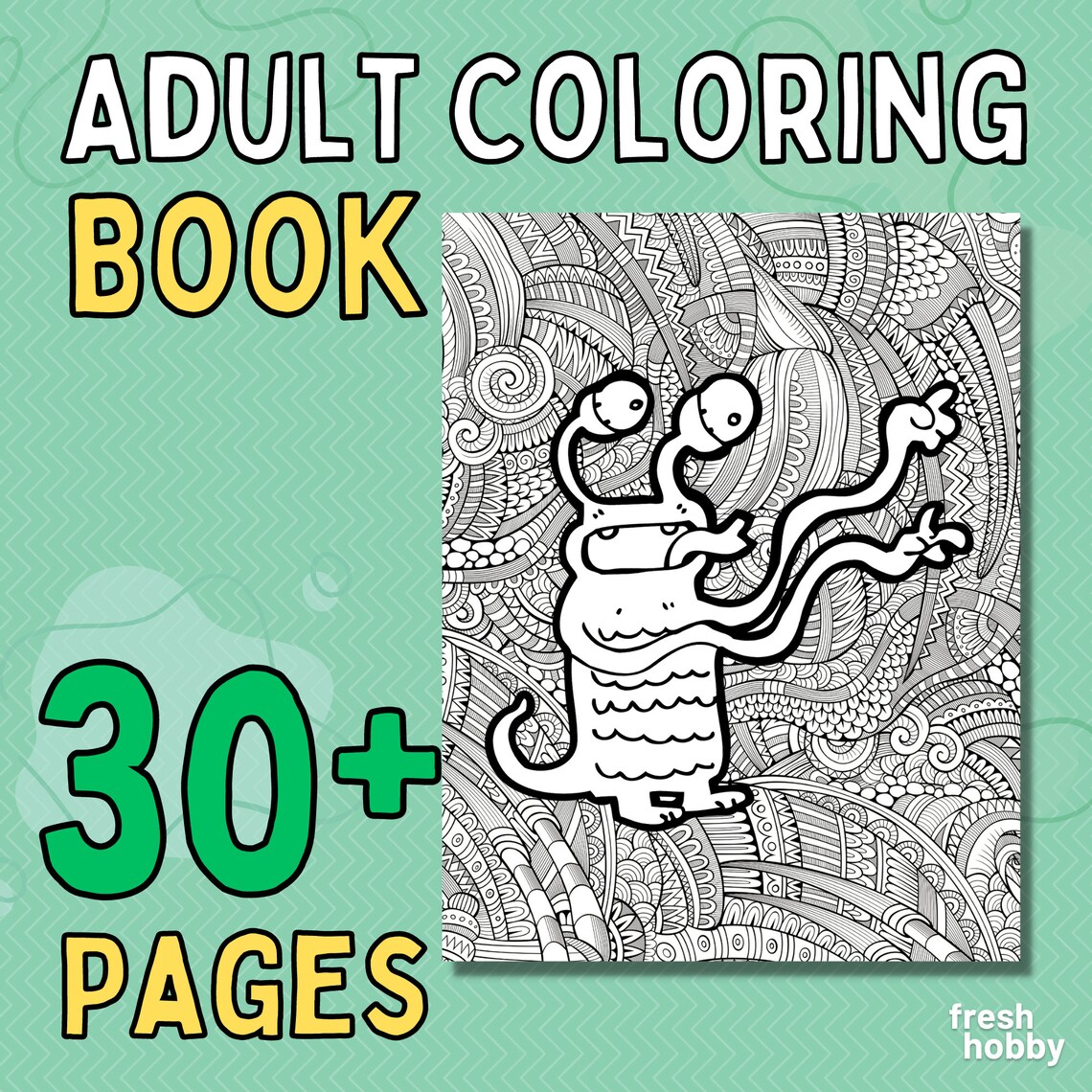 AWKWARD ALIENS Coloring Book | 30+ Pages of Alien Coloring Pages - Etsy