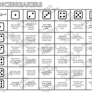Dicebreaker CHRISTMAS! Holiday & Christmas Icebreaker Questions ...