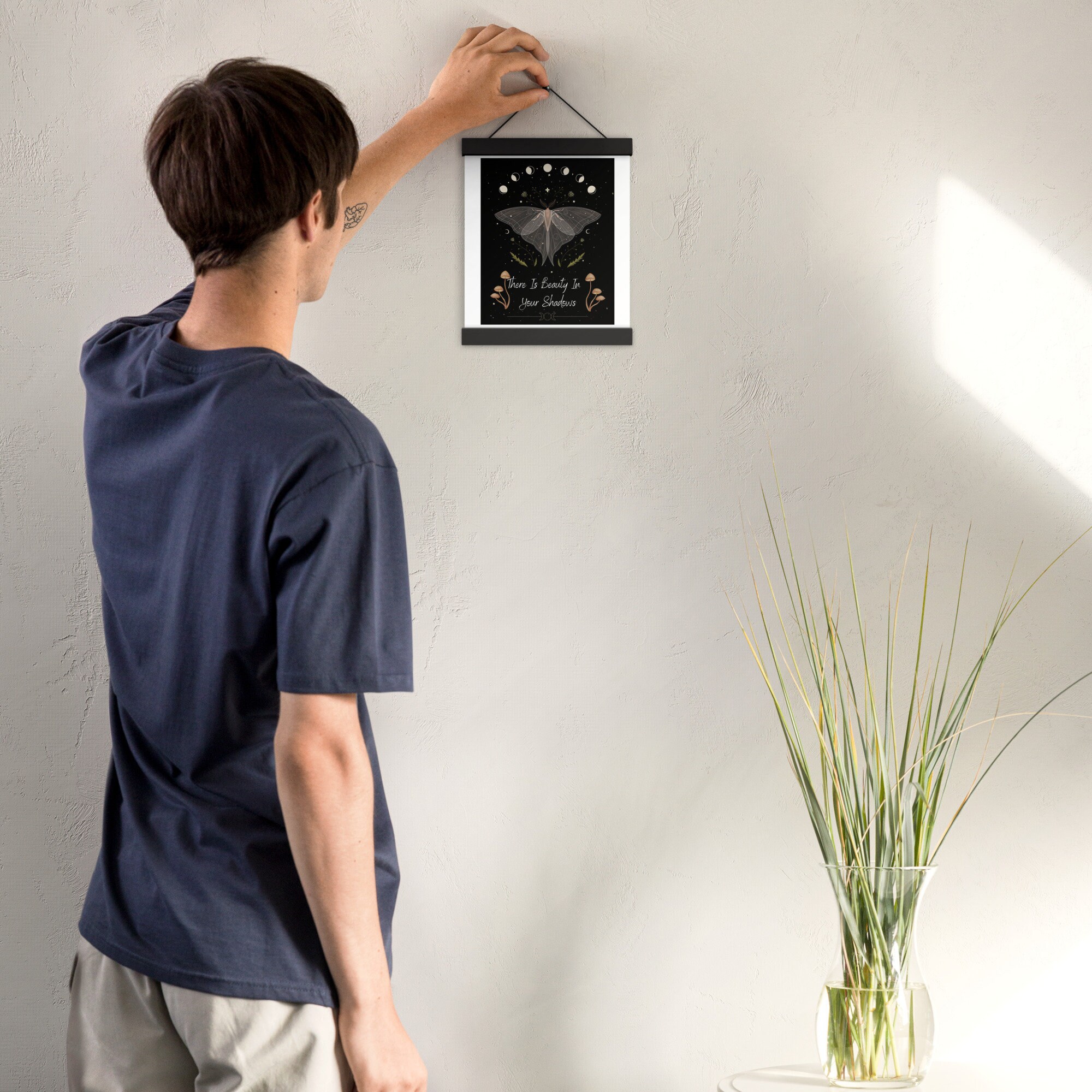 There is Beauty in Your Shadows Poster With Hangers - Etsy