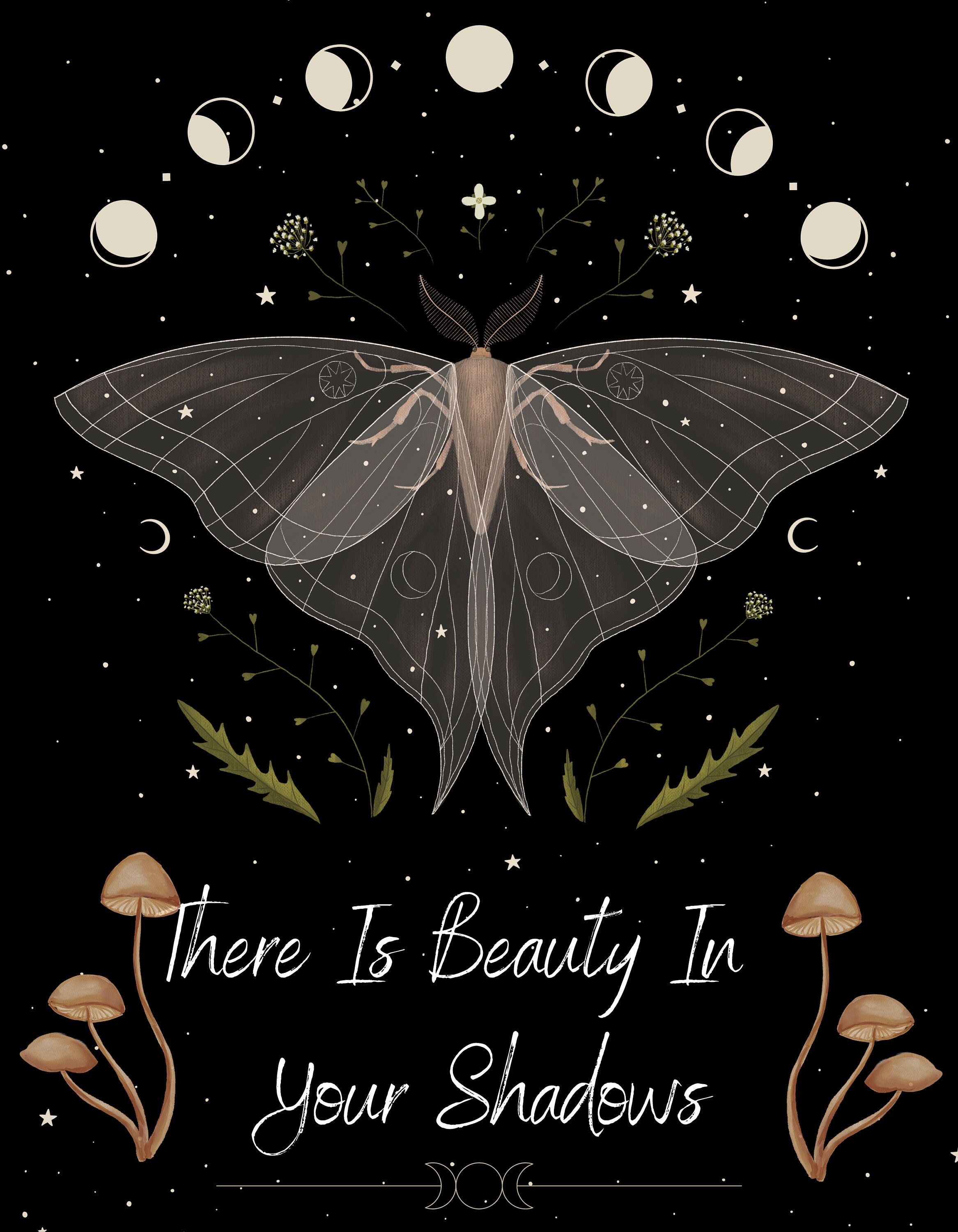 There is Beauty in Your Shadows Poster With Hangers - Etsy