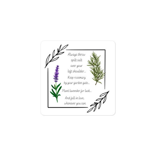 Practical Magic Salt, Rosemary, Lavender, Love Quote Digital Print PDF ...