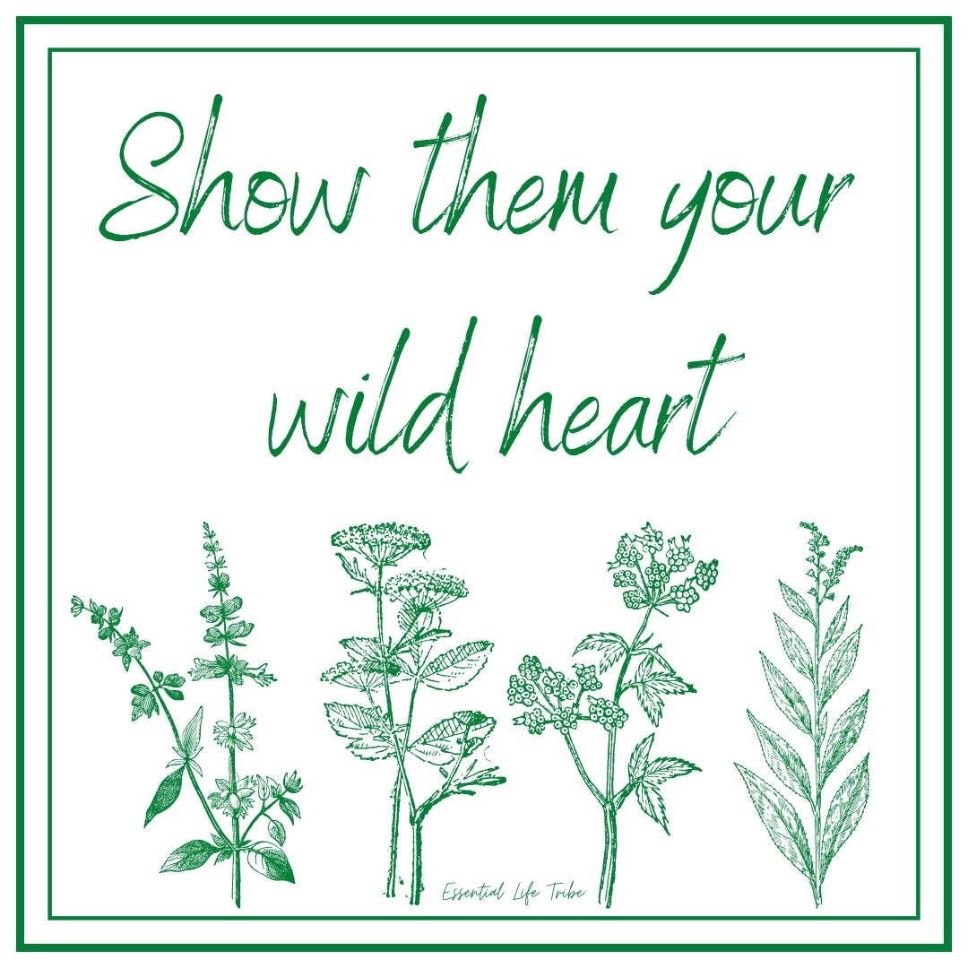Show Them Your Wild Heart Bubble-free Stickers - Etsy