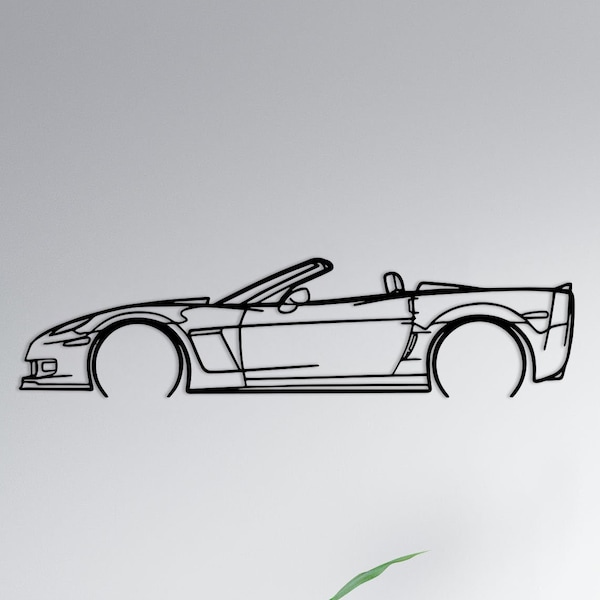 Corvette Metal Wall Art - Etsy