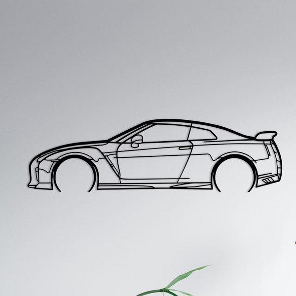 Gtr R35 Silhouette - Etsy