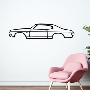 Classic Car Metal Wall Art: Garage Wall Decor - Etsy