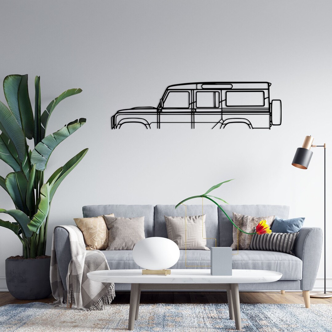 Defender 110 Silhouette Metal Wall Art Defender 110 Metal - Etsy